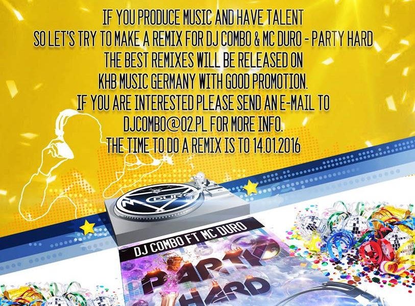 DJ Combo und KHB Music suchen Remixer für Party Hard - Soundjungle